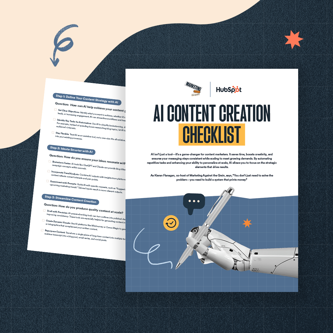 AI Content Creation Checklist [Access Now]